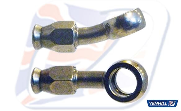 M10 BANJO, 20° UP, STAINLESS