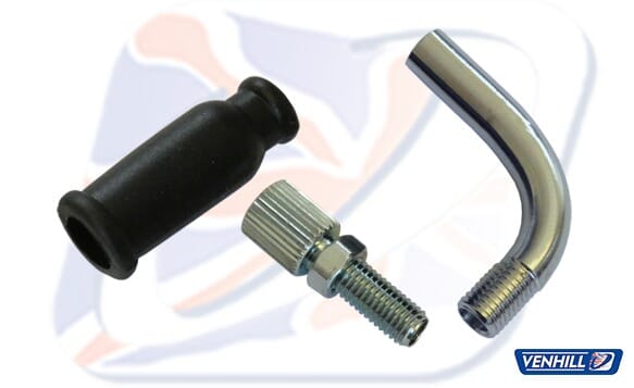THROTTLE CABLE CARB TOP ELBOW KIT, 90°
